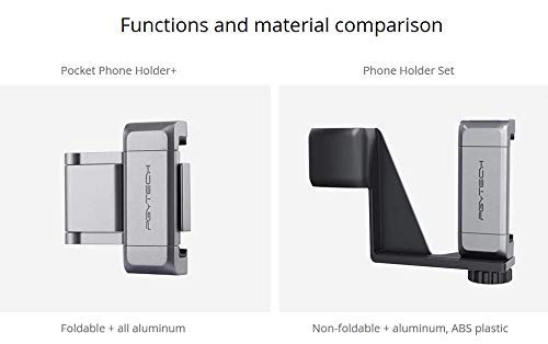 LUCKYBIRD PYGTECH OSMO Pocket/Pocket 2 Phone Holder Plus for Osmo Pocket/Pocket 2 USB Reader