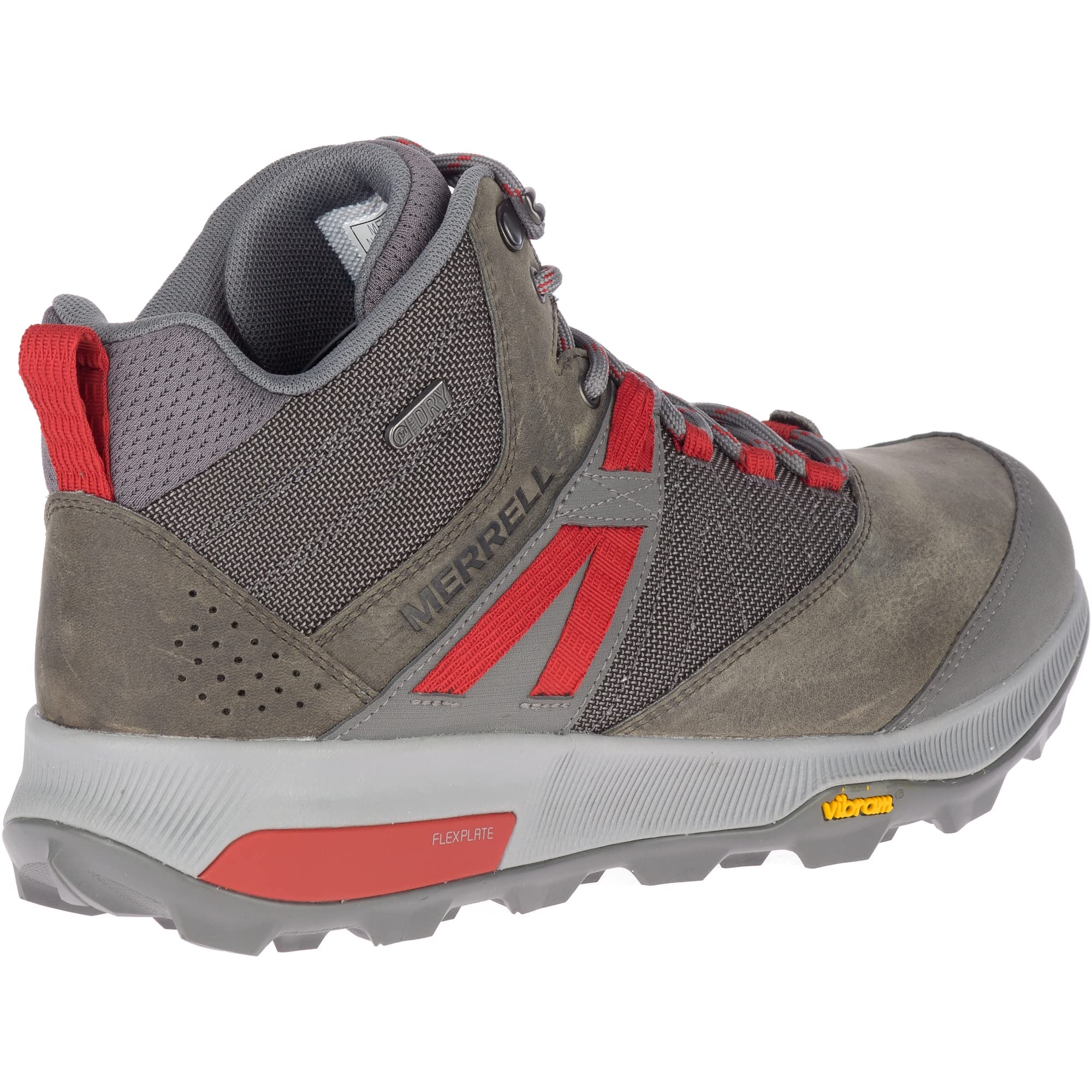 Merrell unisex adult Zion Mid Wp Hiking Boot, Merrell Grey, 8 US