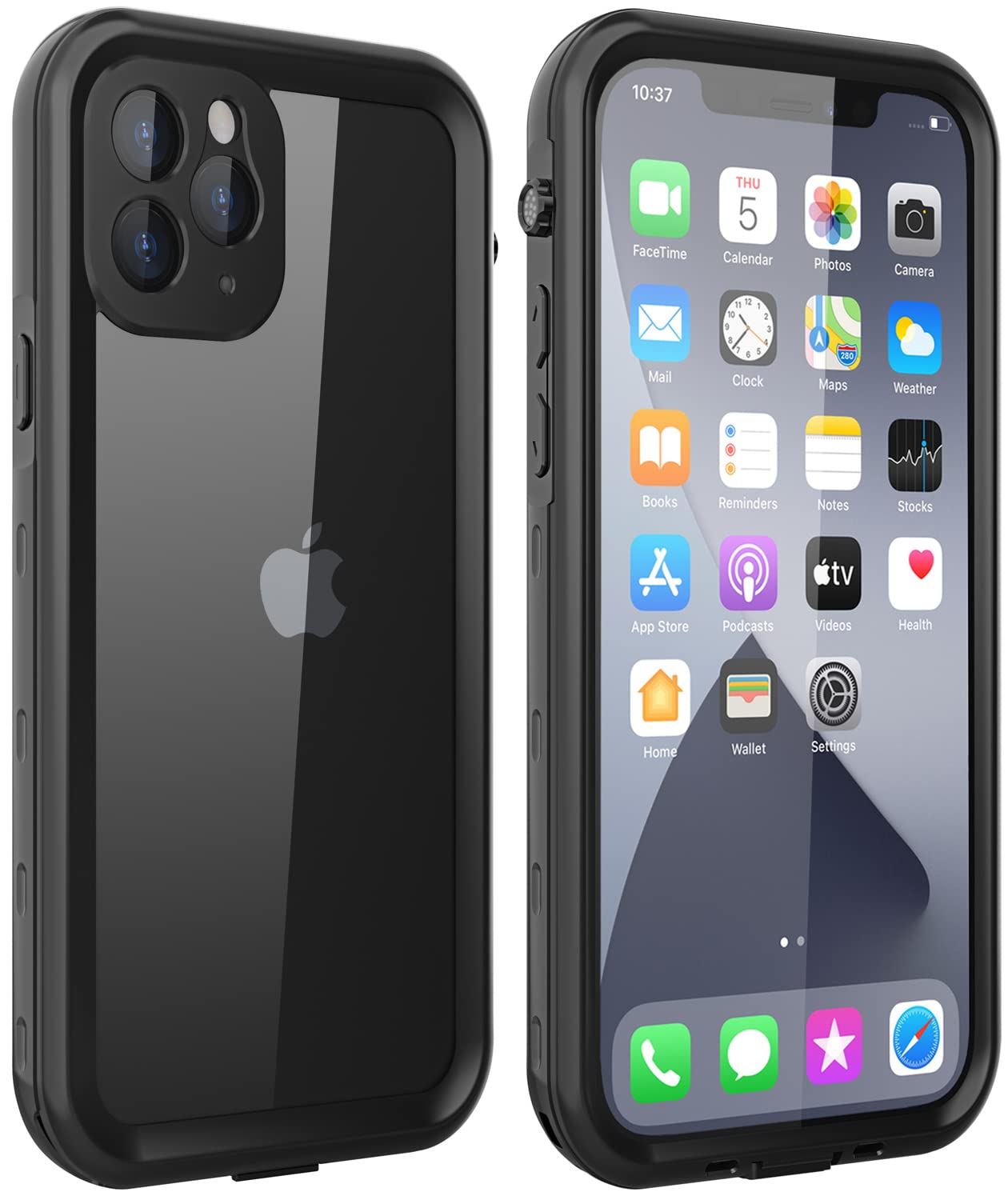 LOVE BEIDI iPhone 11 Pro Max Waterproof case 6.5'', Rugged iPhone 11 Pro Max Case with Screen Protector, Shockproof Full-Body Dustproof Case for iPhone 11 Pro Max 6.5ββ (Purple/Pink)