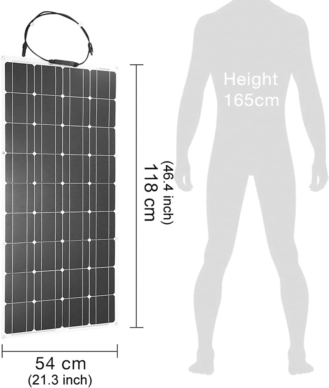 LOPMQRV 800 Watt Solar Panel Kit, with 40A Charge Controller 2 × 400 Watt Flexible Monocrystalline Solar Panel for 12-24V Battery Charging Car Battery Camper RV Yacht Battery Boat
