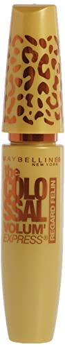 Maybelline New York Volume Express Colossal Cat Eyes Washable Mascara, Glam Black, 0.31 Fluid Ounce