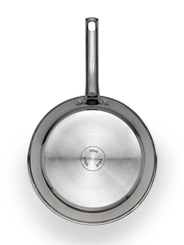 T-fal Performa Stainless Steel Sauté Pan 10.5 Inch Oven Broiler Safe 500F Cookware, Pots and Pans, Dishwasher Safe Silver