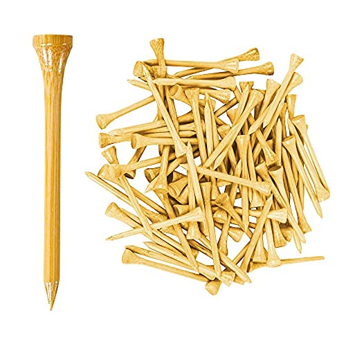 Natural Wood Golf Tees Pack of 100