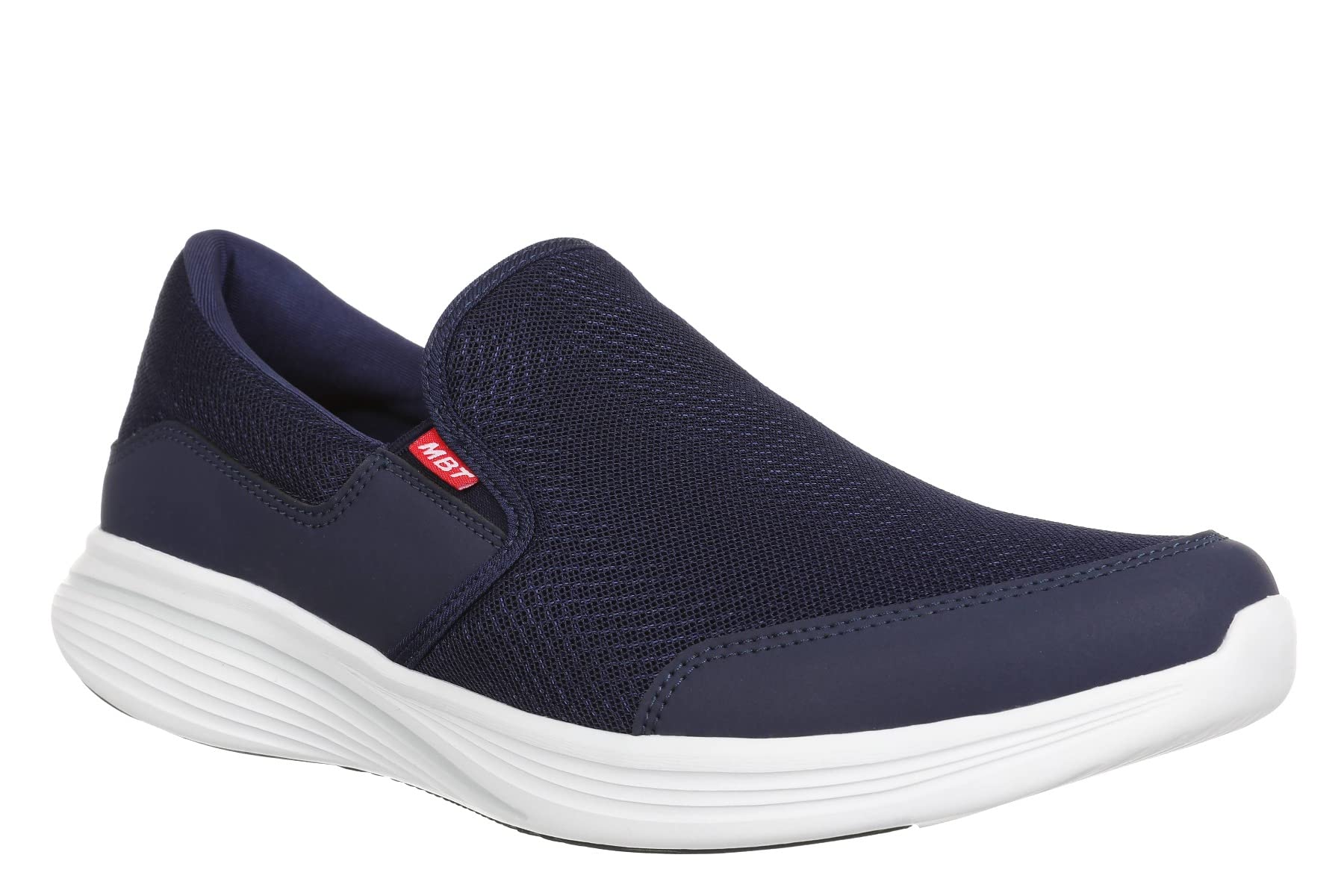 MBT Womens Modena III Leather Textile Navy Shoes 8.5 US