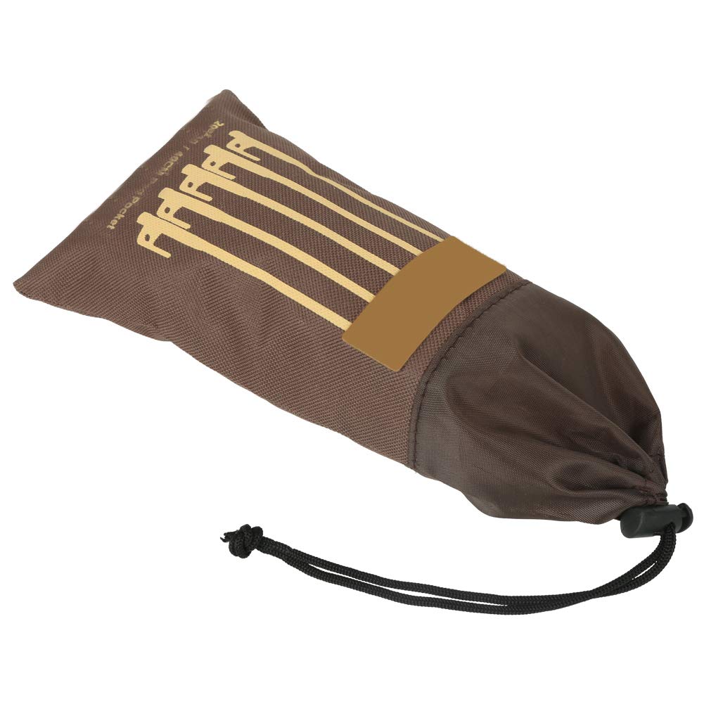 Keenso 2 Pcs Portable 600D Oxford Cloth Camping Nail Bag Camping Tent Stake Bag Tent Nail Hammer Stake Storage Bag
