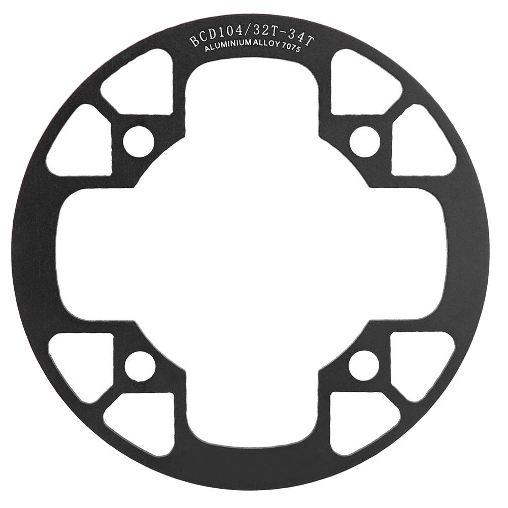 Keenso Bicycle Chain Guard Cover, Bike Chainwheel Crankset Protection Cover Chain Ring Guard for Mountain Road Bicycle