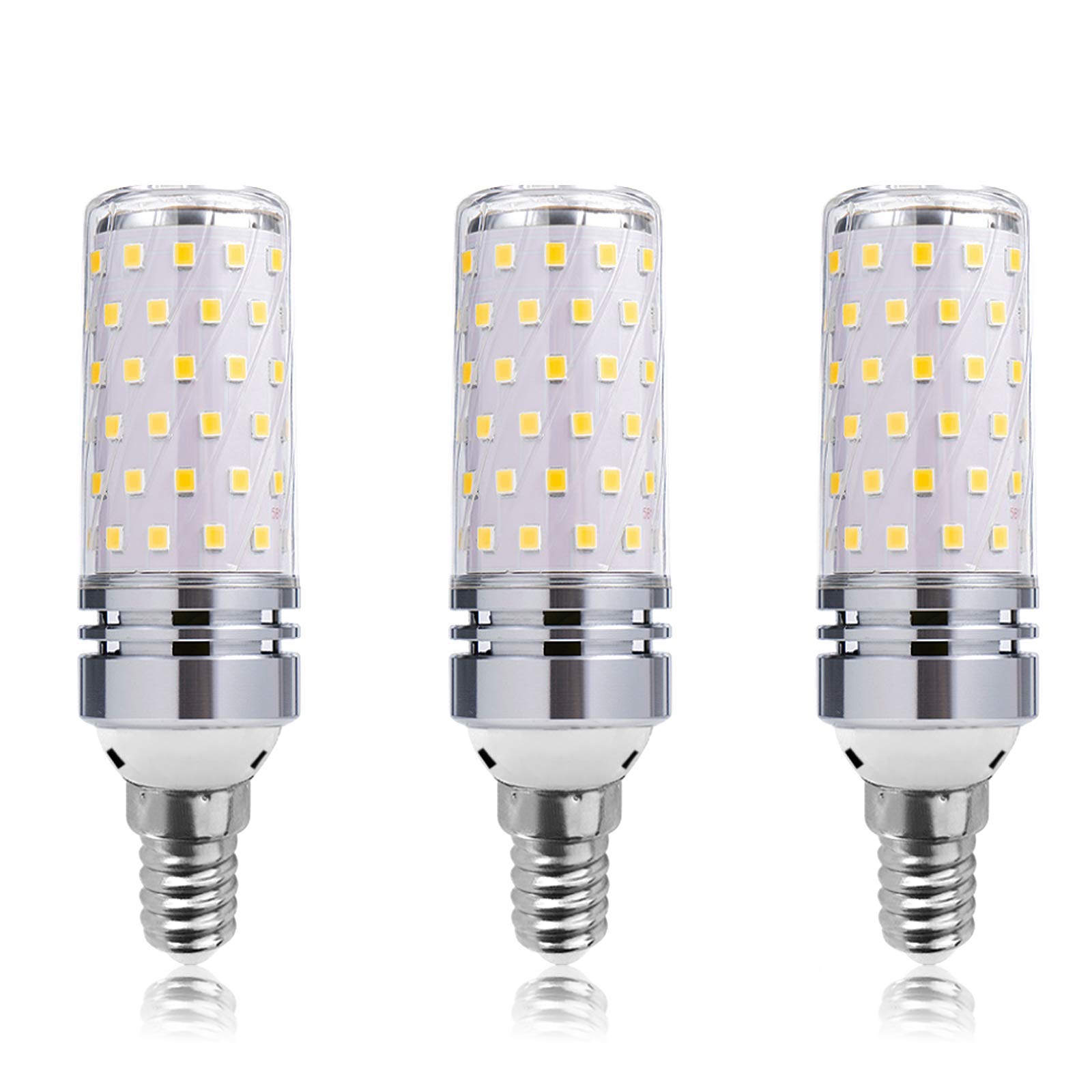 MaoTopCom E14 LED Corn Bulbs 4000K, 15W Europe Base Candelabra LED Light Bulbs, 150 Watt Equivalent Natural White 1500 Lumen Small Bright Light Bulbs for Home Lighting, Non-Dimmable, AC85-265V