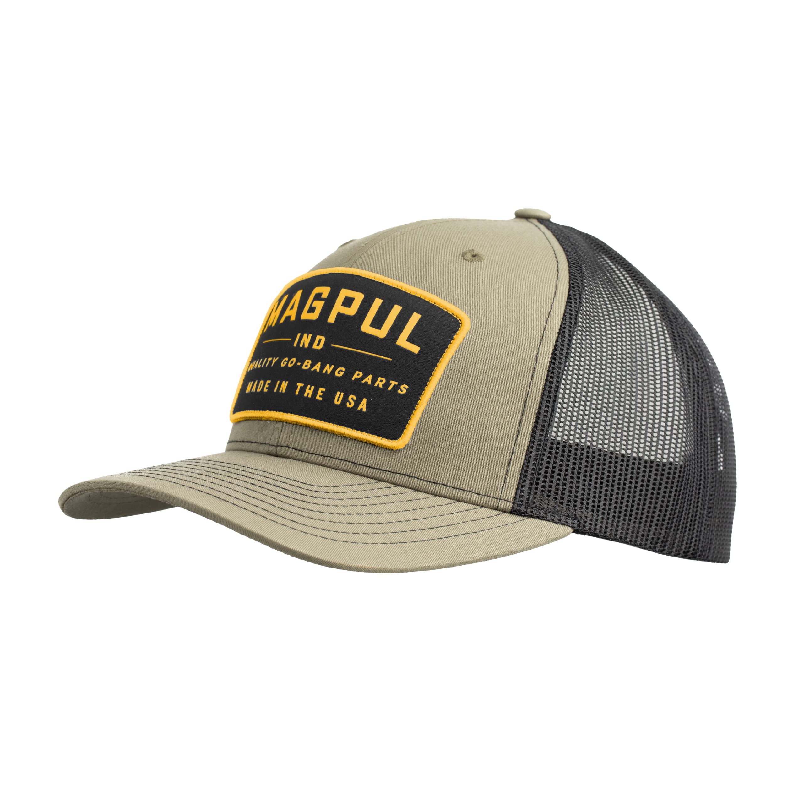 Magpul Standard Trucker Hat Snap Back Baseball Cap, One Size Fits Most, Go Bang Olive