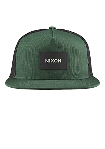NIXON Team Trucker Hat - Green/Black