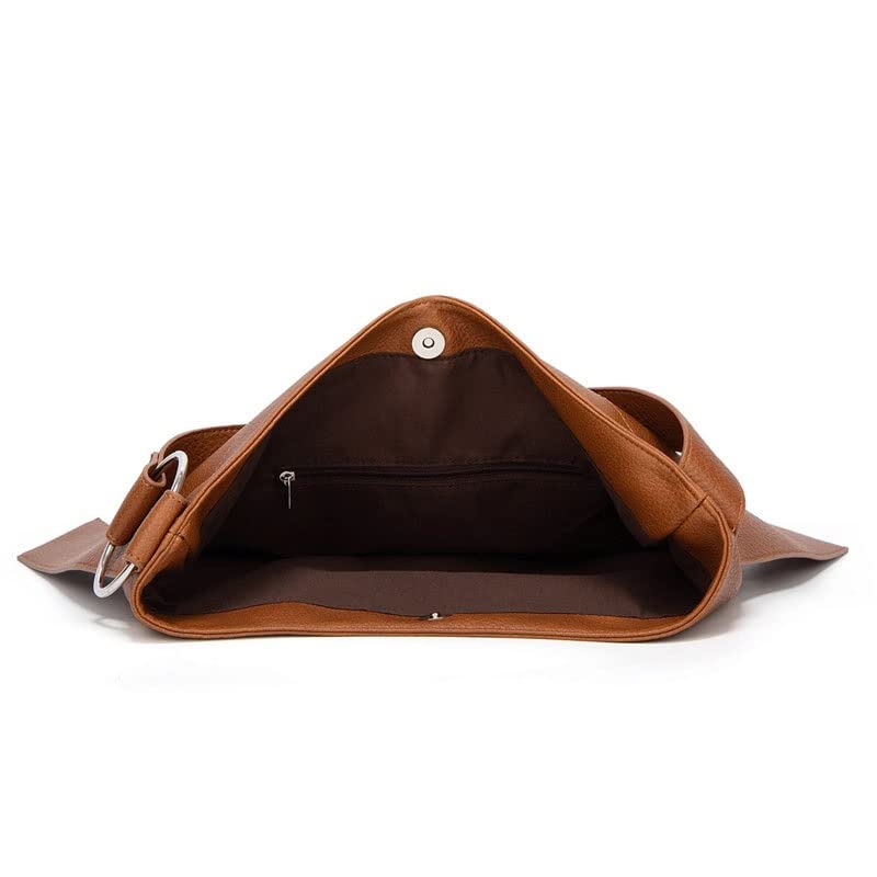 TFIIEXFL Female Bag Spring and Summer New Shoulder Bag Soft Leather Large Capacity All-Match Portable Tote Bag (Color : E, Size : 38 * 37CM)