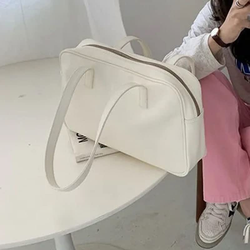 TFIIEXFL Large Capacity Small Tote Bag Handbag Simple Casual Bag Student Shoulder Bag Daily