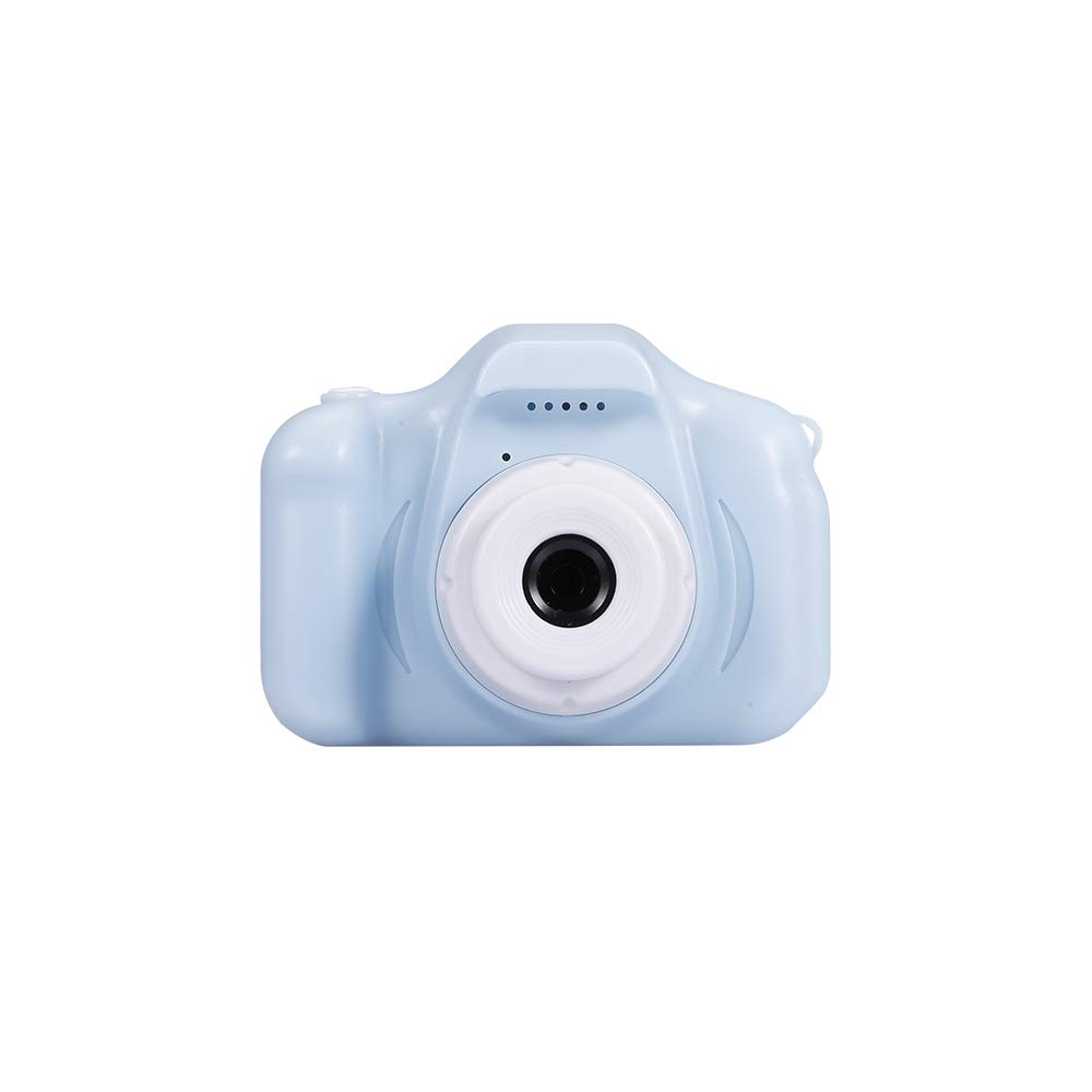 X2 Mini Kids Camera 2 inch HD Color Display Rechargable Mini Camera Video Camera Lovely Camera with 32GB Memory Card Blue NTBL