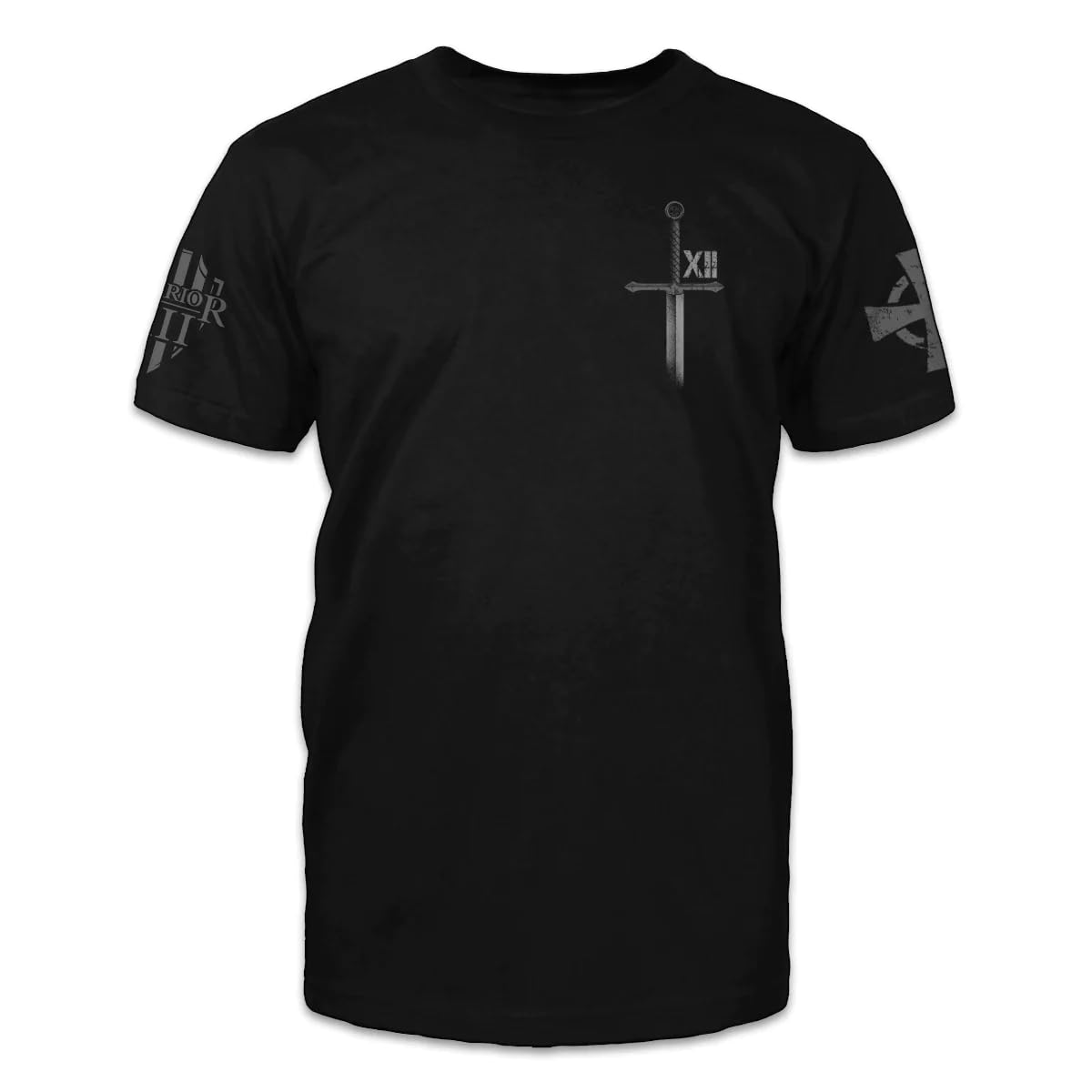 No Easy Life T-Shirt Patriotic Tribute Tee | American Pride Veteran Support Shirt | 100% Cotton Military Apparel | Black, X-Large