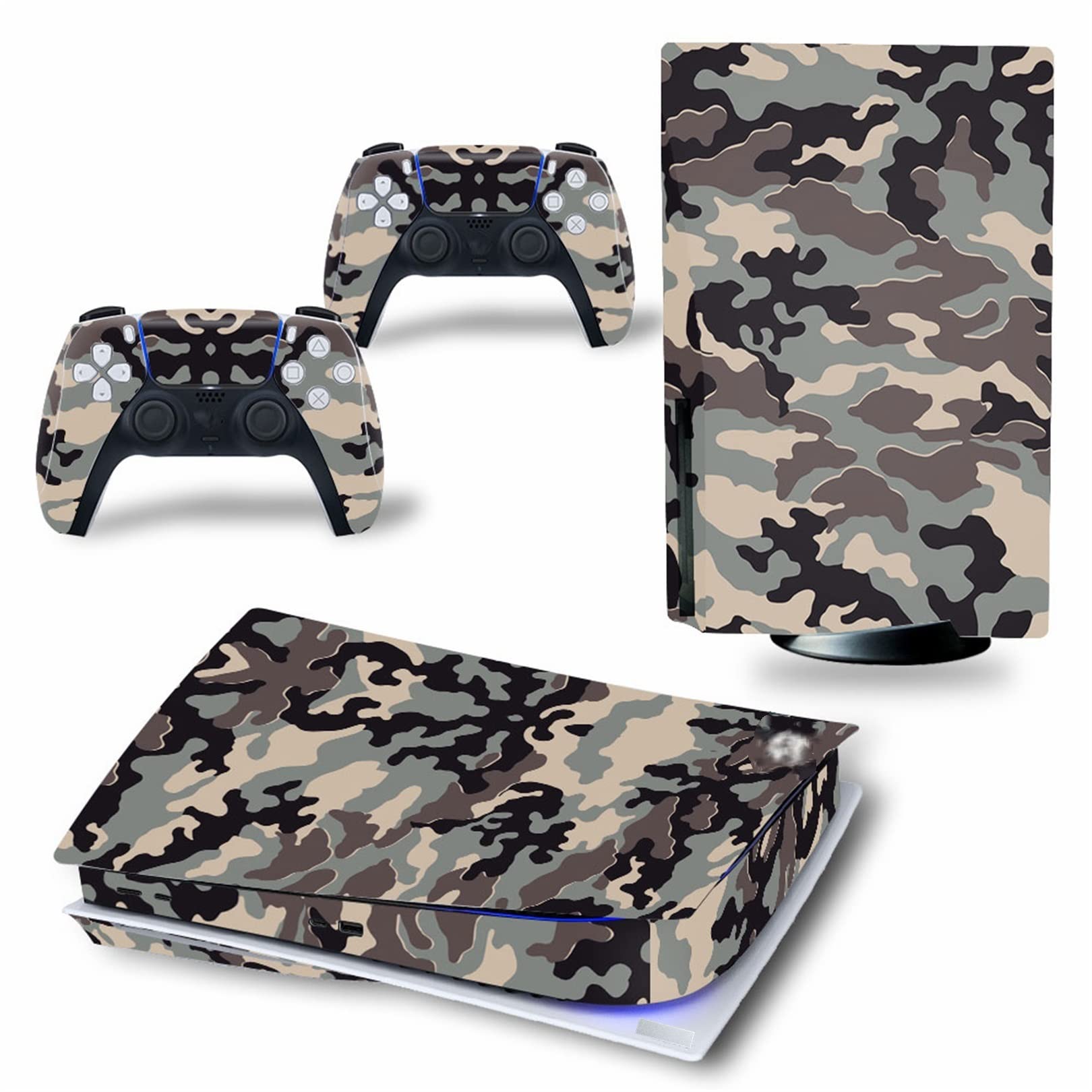 Top factory BUCEN for PS5 Skin Disc Edition & Digital Edition Console and Controller Vinyl Cover Skins Wraps Scratch Resistant, Compatible with for PS5 855383 Anti Scratch (Size : Digital Edition)