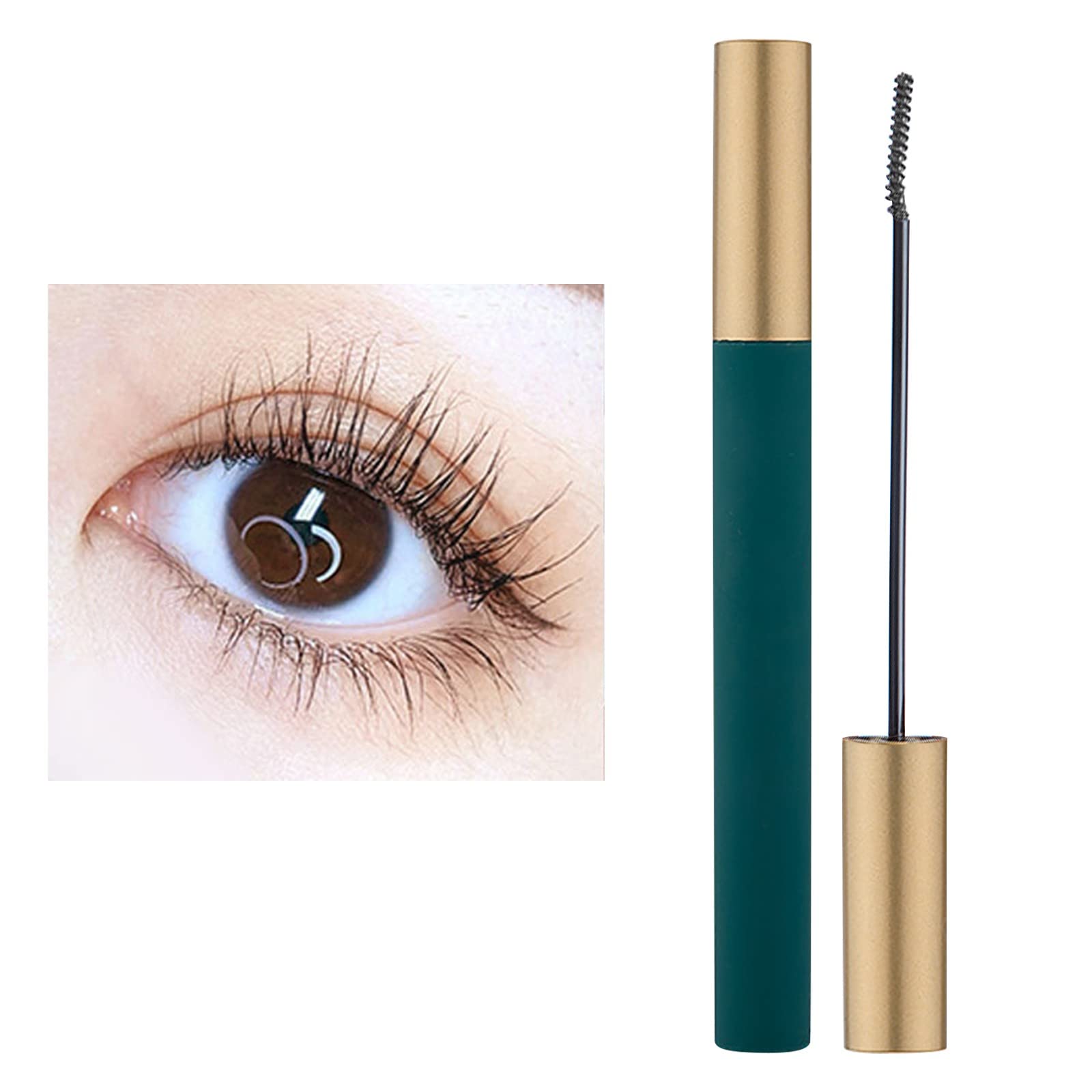 Mascara Falsies Pack 4D Silk Fiber Lash Mascara Natural Waterproof Smudges Proof Mascara Lengthening And Thick Long Lasting No Clumping Formula Base Makeup(a6-A)