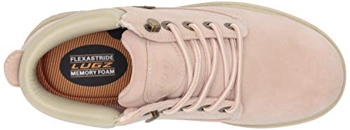 Lugz Women's Drifter LX Classic Memory Foam Chukka Fashion Boot, Soft Pink/Cream/Gum, 7