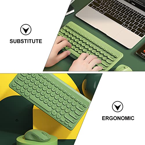 SOLUSTRE Wireless Mouse Keyboard Wired Gaming Keyboard and Mouse Combo RGB Backlit Gaming Set Led Rainbow Backlit Keyboard Portable Keyboard Office