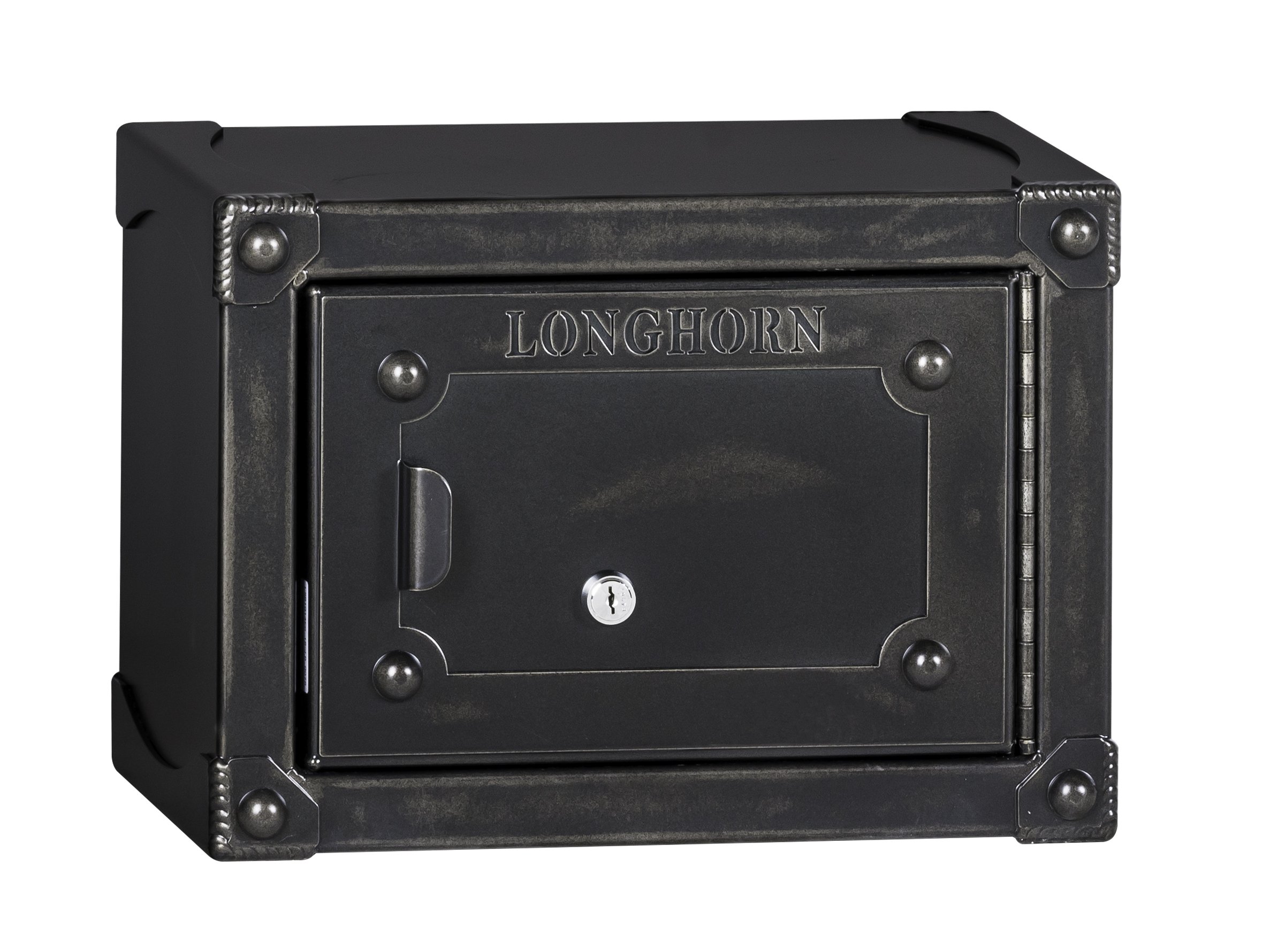 Longhorn Gun Safe by Rhino Metals, LSB1014 Home & Office Security Safe, Cabinet Safe with Key Lock, 30 Minutes Fire Protection, 30lbs