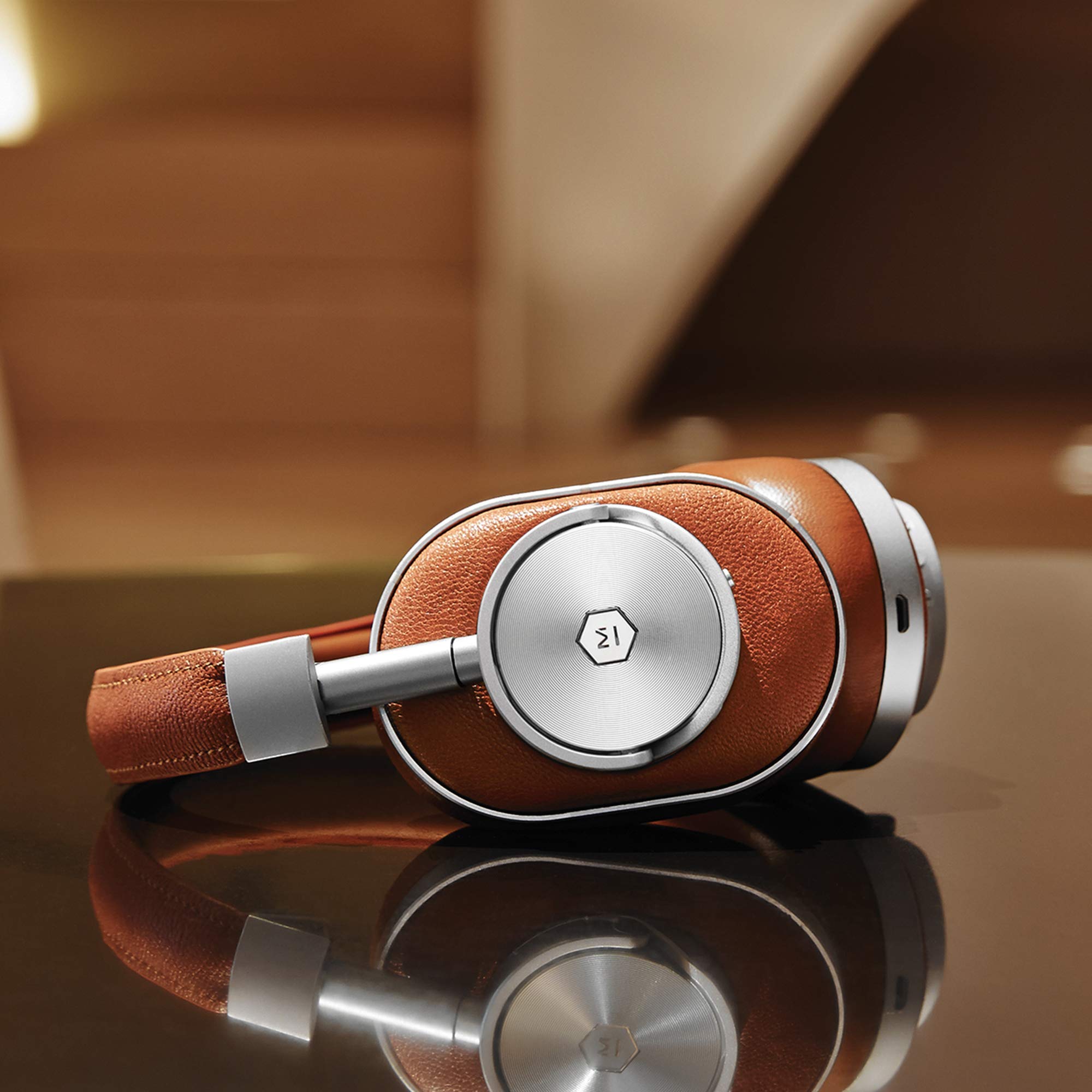 Master & Dynamic MW60 Wireless Bluetooth Foldable Headphones - Premium Over-The-Ear Headphones - Noise Isolating - Portable (Renewed)