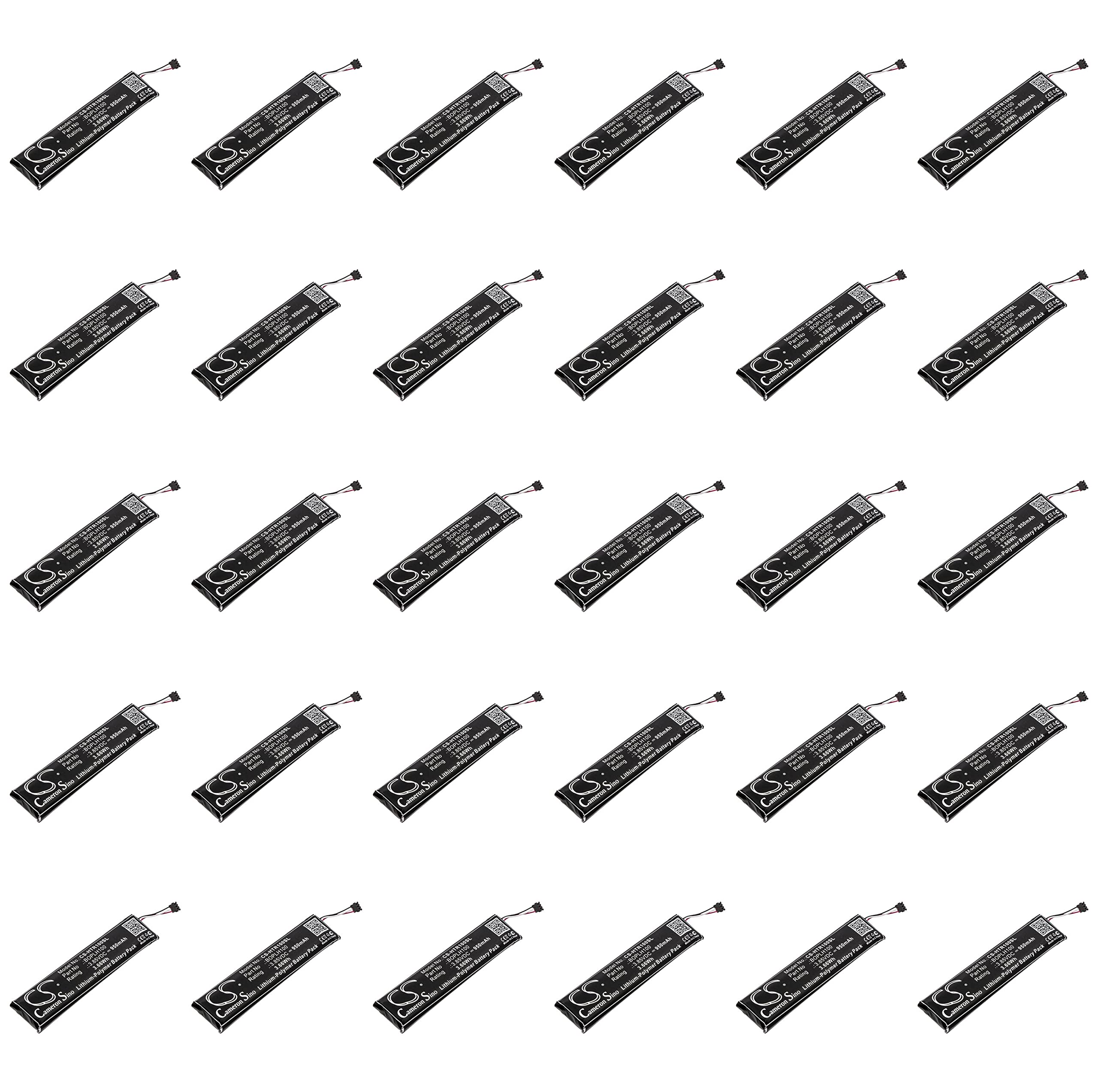 Tingen 30 Pcs 890mAh Battery Replacement for Vive Handle Controller VR Vive VR SS Vive Controller Vive Controller VR 35H00244-00M BOPLH100 (3.7V)