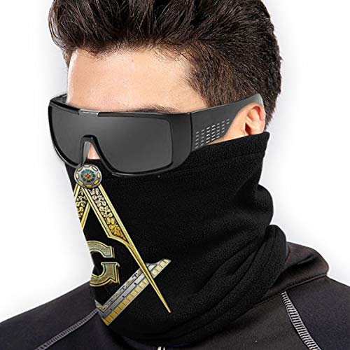 Master Mason Masonic Jewe Face Mask Bandanas Scarf Neck Warmer Balaclava Headband for Dust Outdoors Sports Sun, Cold Protection