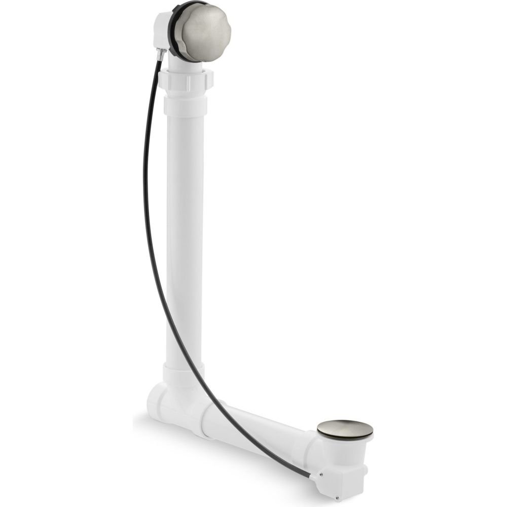 KOHLER 264333 Cable Bath Drain, Vibrant Brushed Nickel