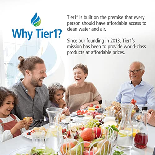 Tier1 5 Micron 10 Inch x 4.5 Inch | 16-Pack Spun Wound Polypropylene Whole House Sediment Water Filter Replacement Cartridge | Compatible with Pentek DGD-5005, 155357-43, WDGD-5005, Home Water Filter