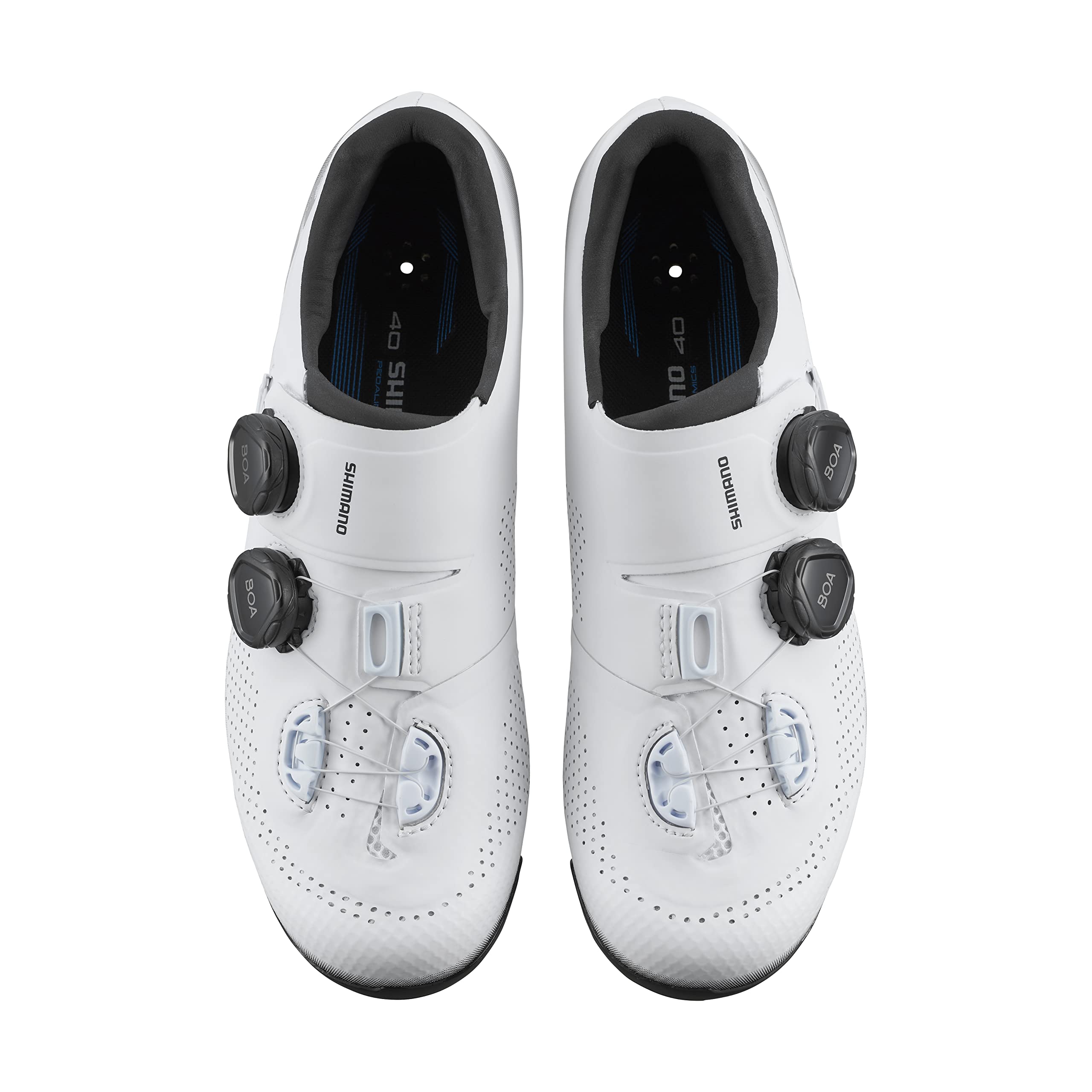 SHIMANO SH-RC702W Women’s High Performance Cycling Shoe, White, 7.5-8 Women (EU 40)