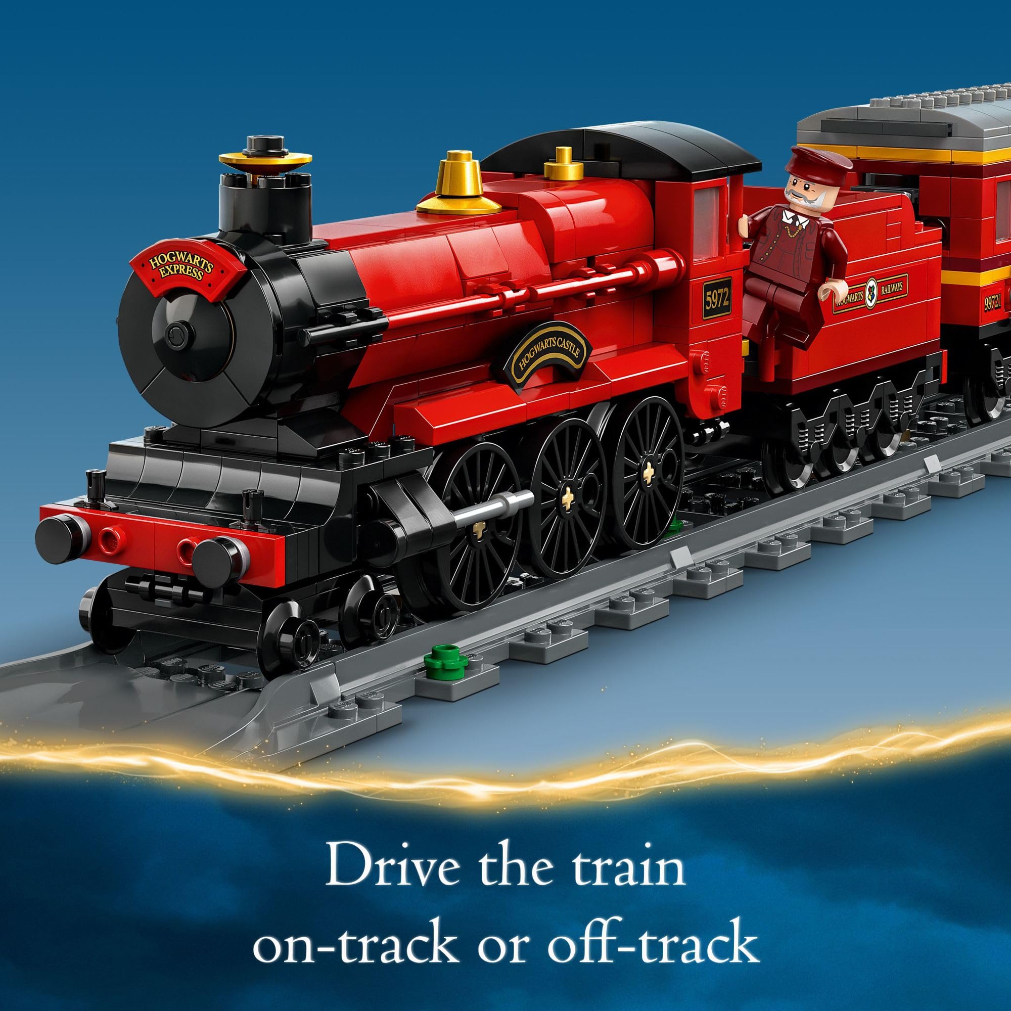 LEGO Harry Potter Hogwarts Express & Hogsmeade Station 76423 Building Toy Set; Harry Potter Gift Idea for Fans Aged 8+; Features a Buildable Train, Tracks, Ticket Office and 8 Harry Potter Minifigures