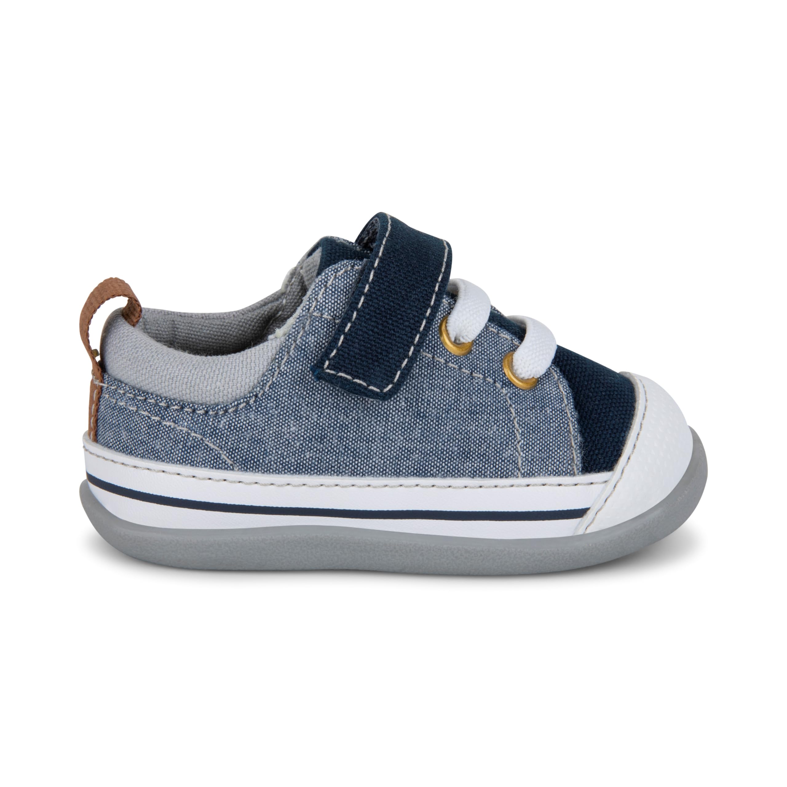 See Kai Run - Stevie II First Walker Shoe for Infants, Blue/Multi, Infant 5