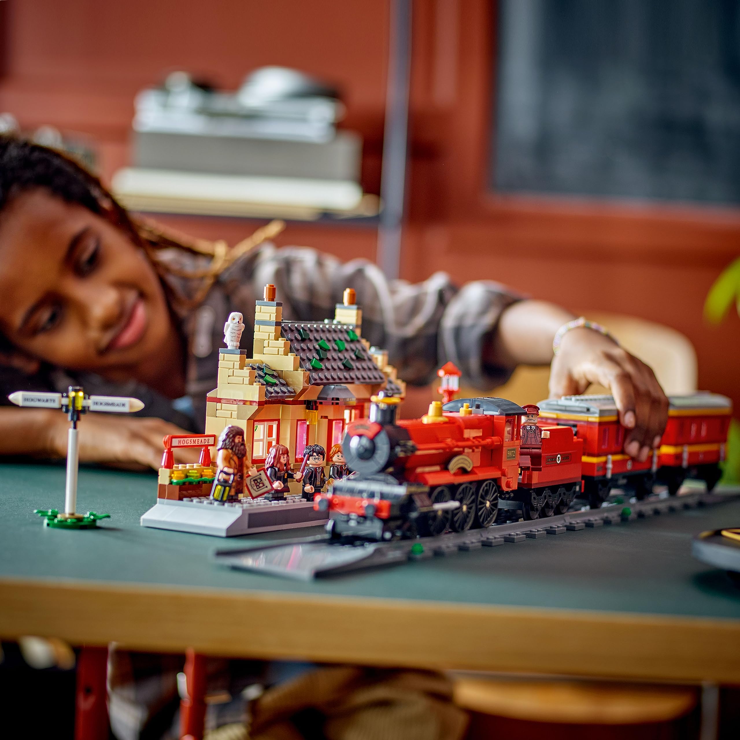 LEGO Harry Potter Hogwarts Express & Hogsmeade Station 76423 Building Toy Set; Harry Potter Gift Idea for Fans Aged 8+; Features a Buildable Train, Tracks, Ticket Office and 8 Harry Potter Minifigures