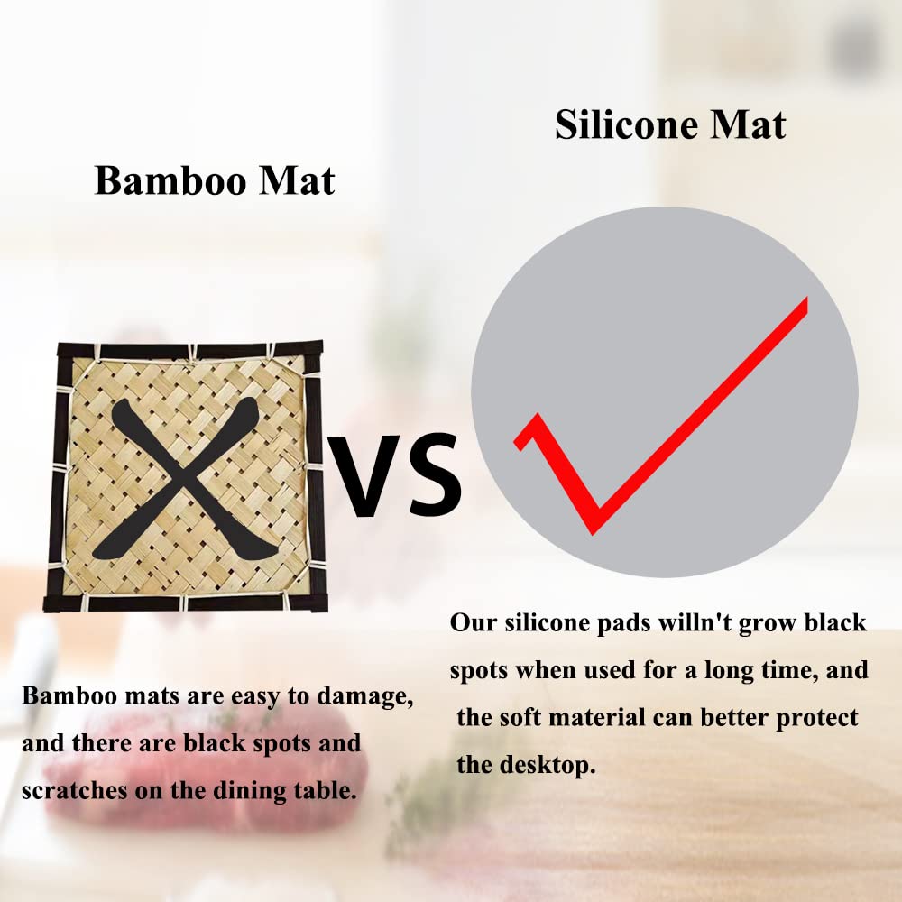 Multi-Purpose Silicone Original Microwave Mat | BPA Free, Food Grade Safe, Heat Resistant to 475°F, Dishwasher Safe - Splatter Guard, Hot Pad, Pot Holder, Minimize Mess,12 Inch, 2PCS (Grey)