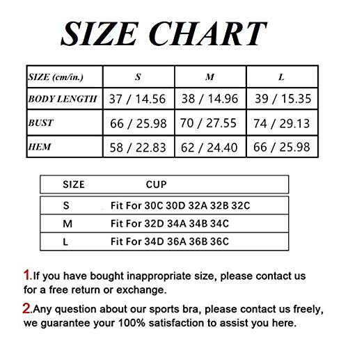 Lemedy Women Sports Bra Longline Crop Tank Top Padded Workout Running Yoga (M, Dark Cyan)