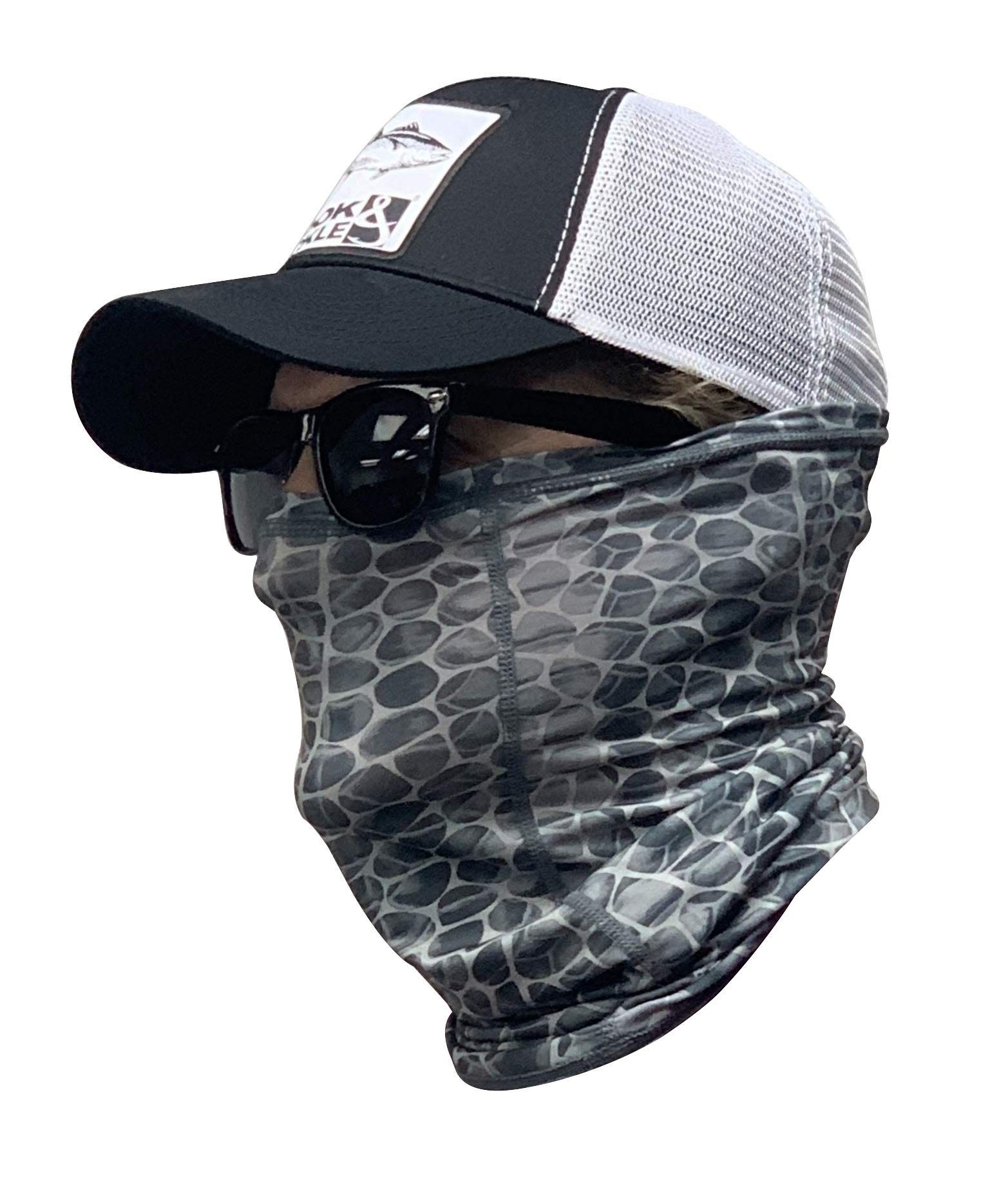 Men's Hydraskin Fishing Head Honcho | Neck & Face Gaiters | Scarves | Masks | Shields | Sun Protection | Grey One Size