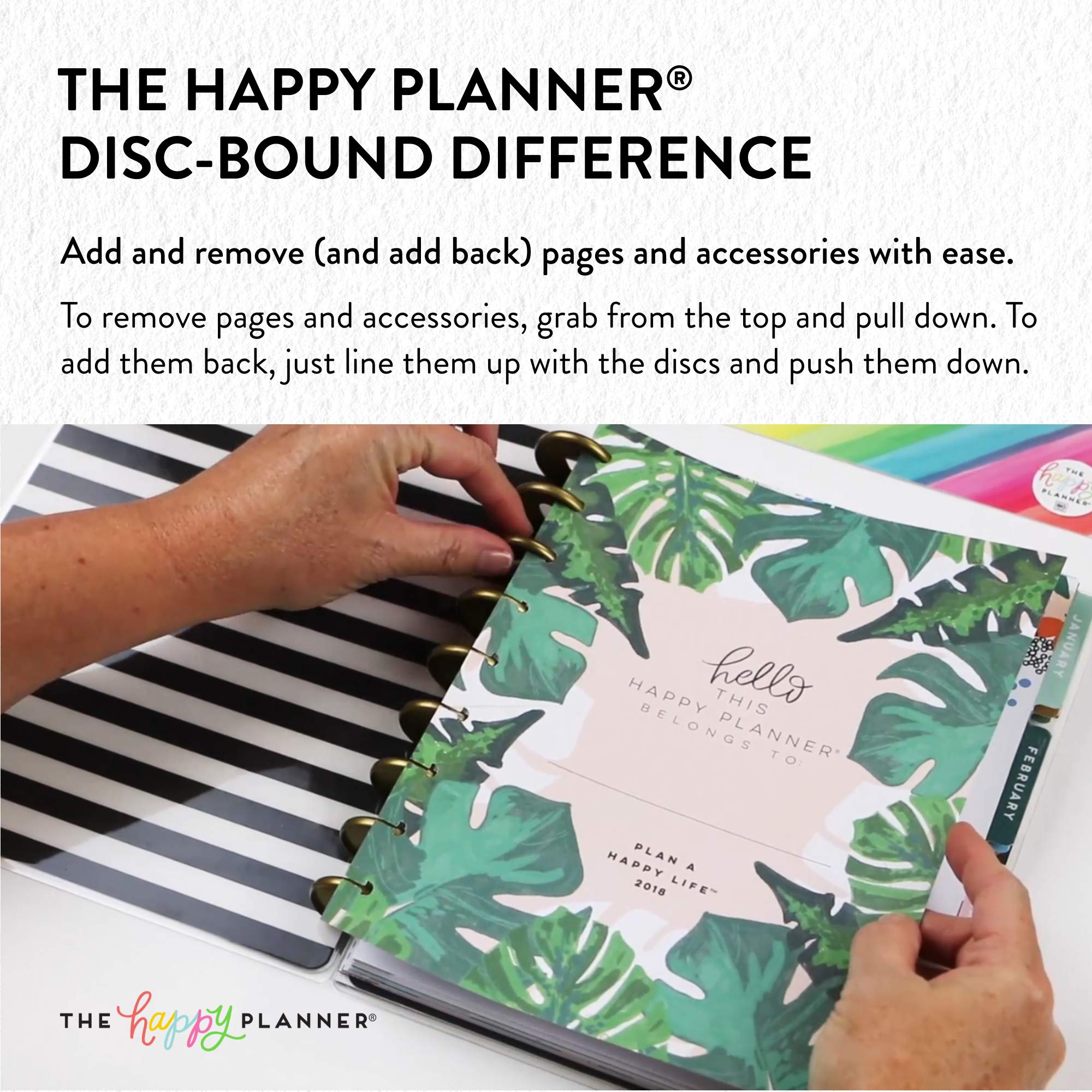 ME & MY BIG IDEAS Happy Planner NOTEBK, Tropical Vibes
