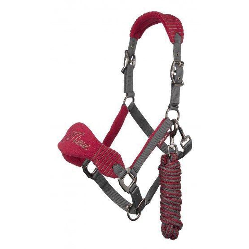 LeMieux Vogue Fleece Headcollar - Halter & Leadrope (Peacock - Cob)