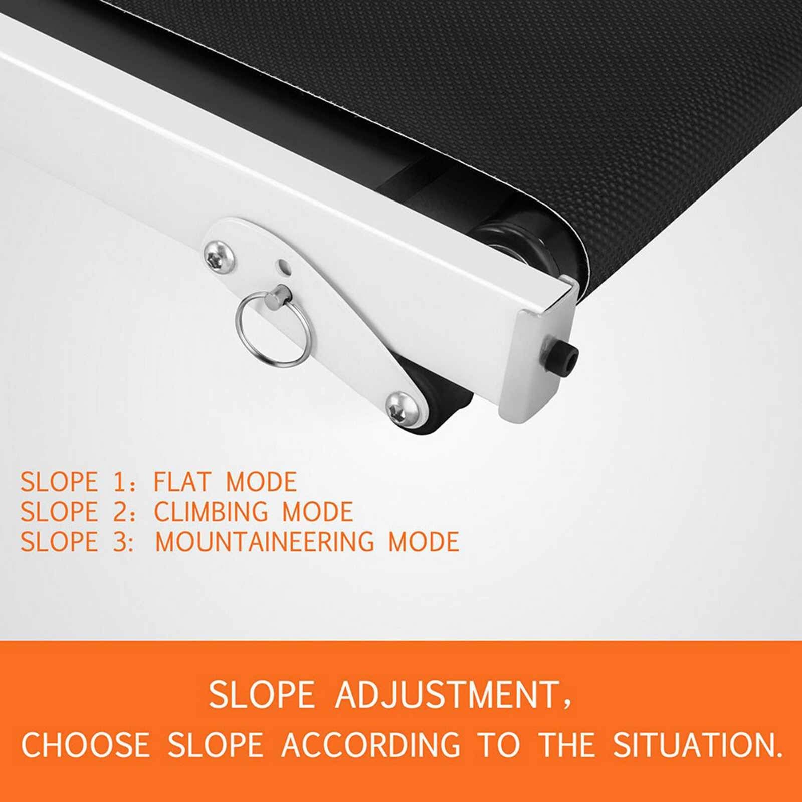 Manual Walking Treadmill with LCD Display, Compact Folding,Slope Adjustment,Portability Wheels Perfect for Home Use
