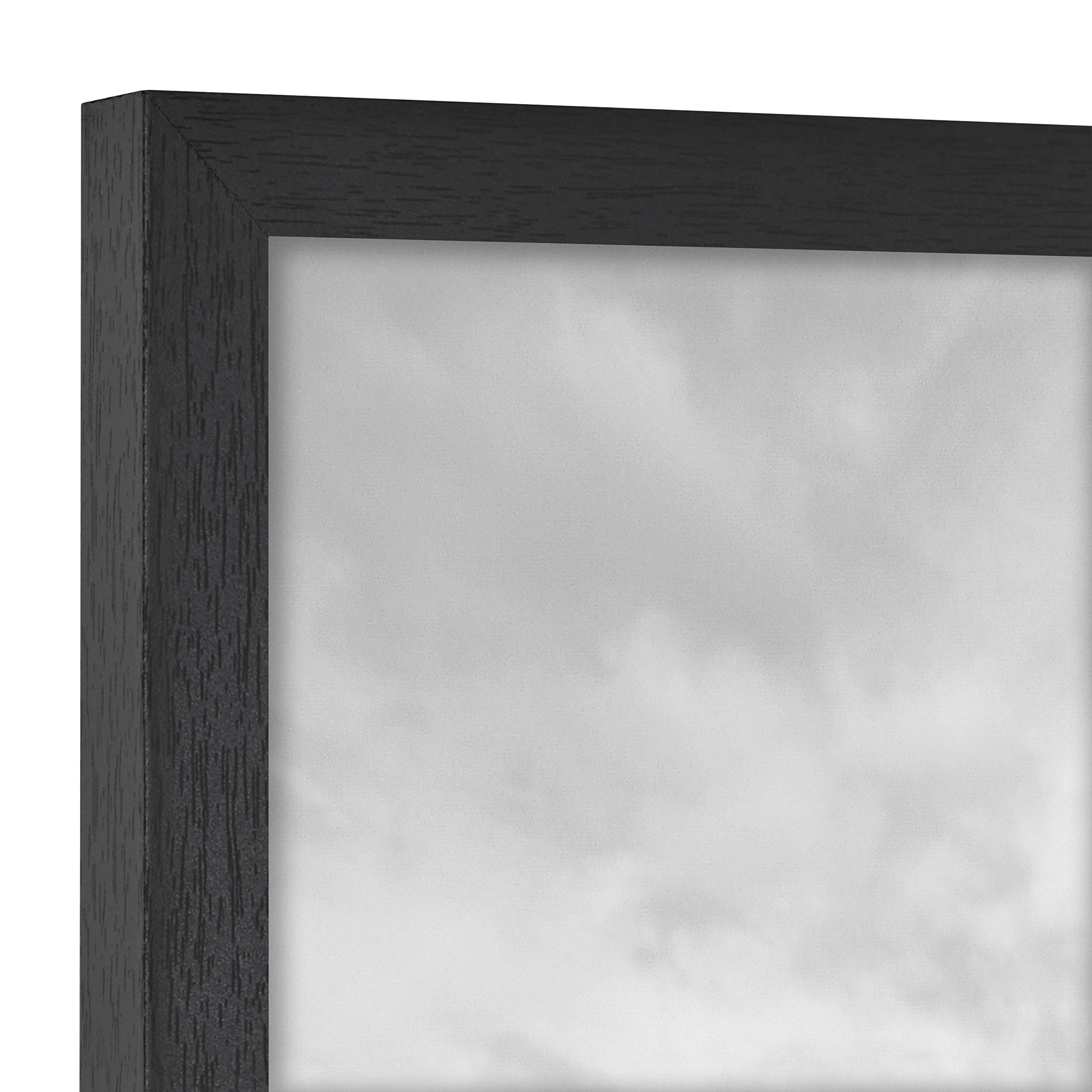 MCS Gallery Essential Picture Frames, Photo Gallery Wall Frame Set, Black Woodgrain, 8 x 10 Inch, 2-Pack