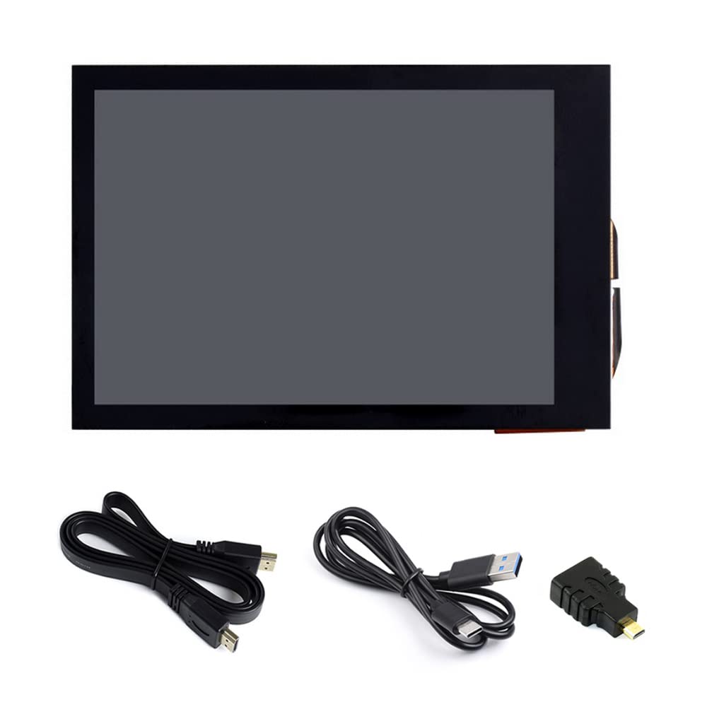 XYGStudy 3.5inch IPS 480×800 HDMI Capacitive Touch LCD Adjustable Brightness Display Panel Supports Raspberry Pi Jetson Nano Supports Windows 11 / 10 / 8.1 / 8 / 7 PC
