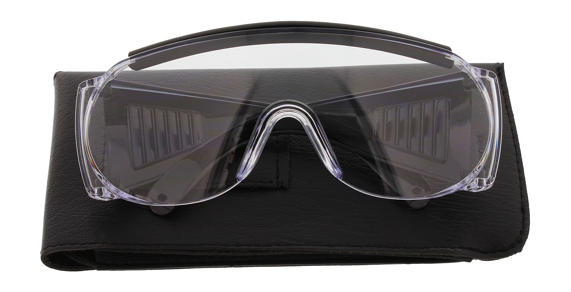 Large Slip-in Case Holder for Safety Glasses with Clip and Belt Loop