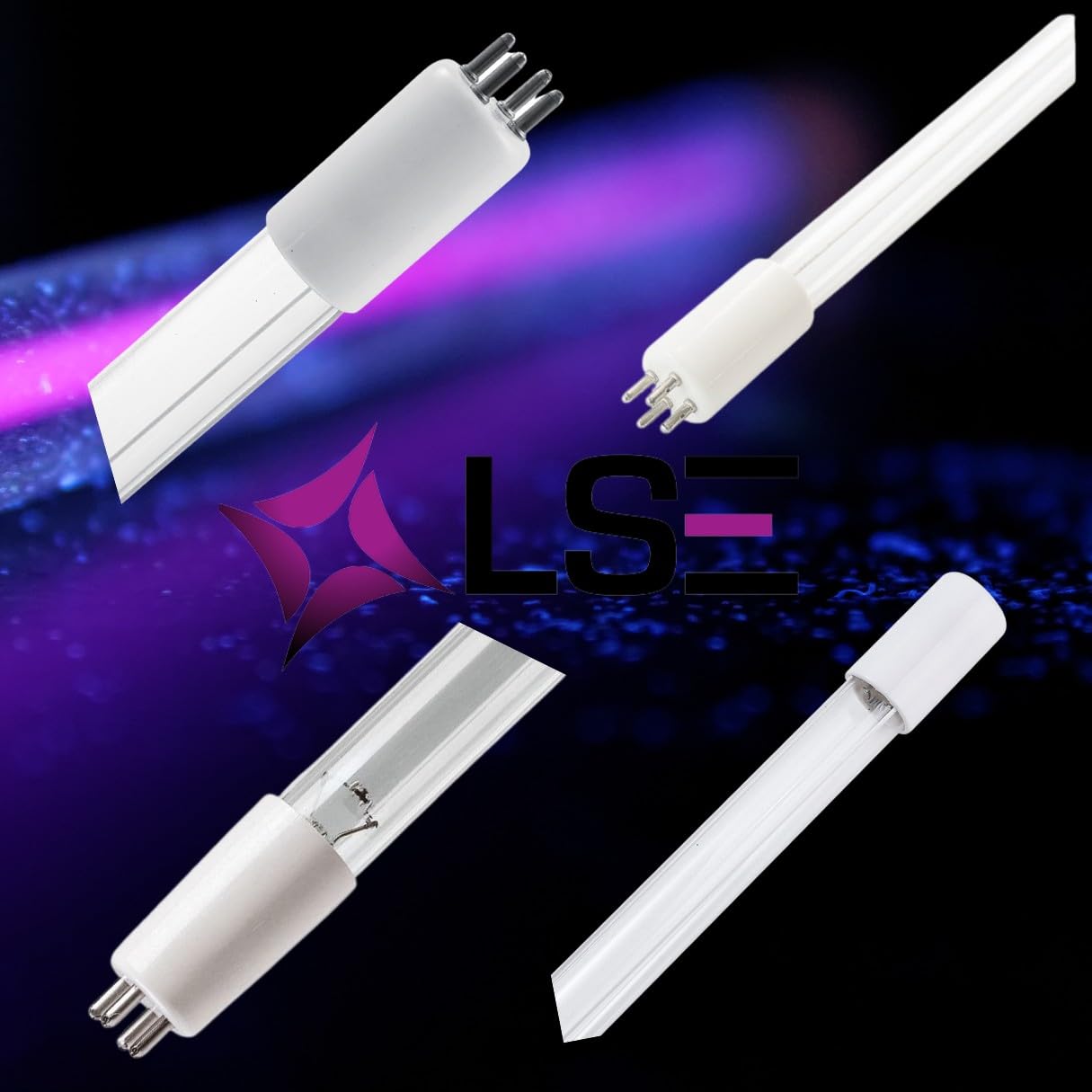 LSE Lighting TUV 20W T5 4P-SE Ultraviolet UVC 254nm Bulb 17" Long TUV20WT5 4P.SE
