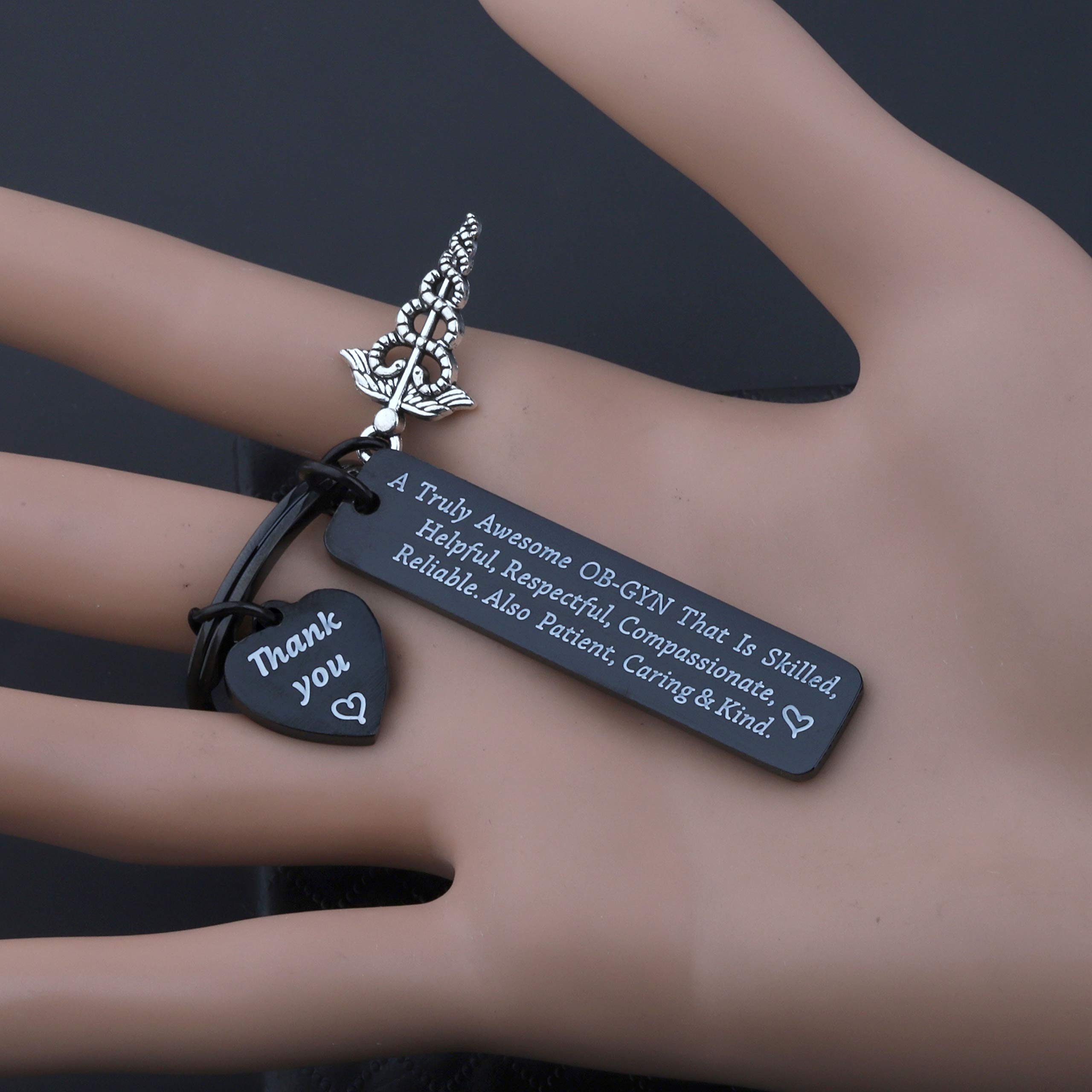 MAOFAED OBGYN Gift OBGYN Appreciation Gift Obstetrician Gynecologist Gift Baby Delivery Gift Midwife Gift Delivery Nurse Gift (great OBGYN black)
