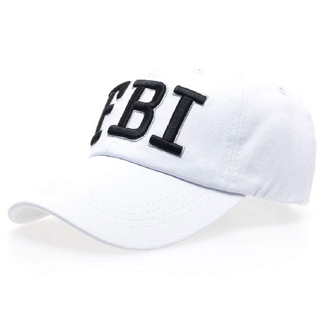 LowProfile Fashion Baseball Cap FBI Embroidery Letter Snapback Dad Hat Logo Black Cap Adjustable Hat