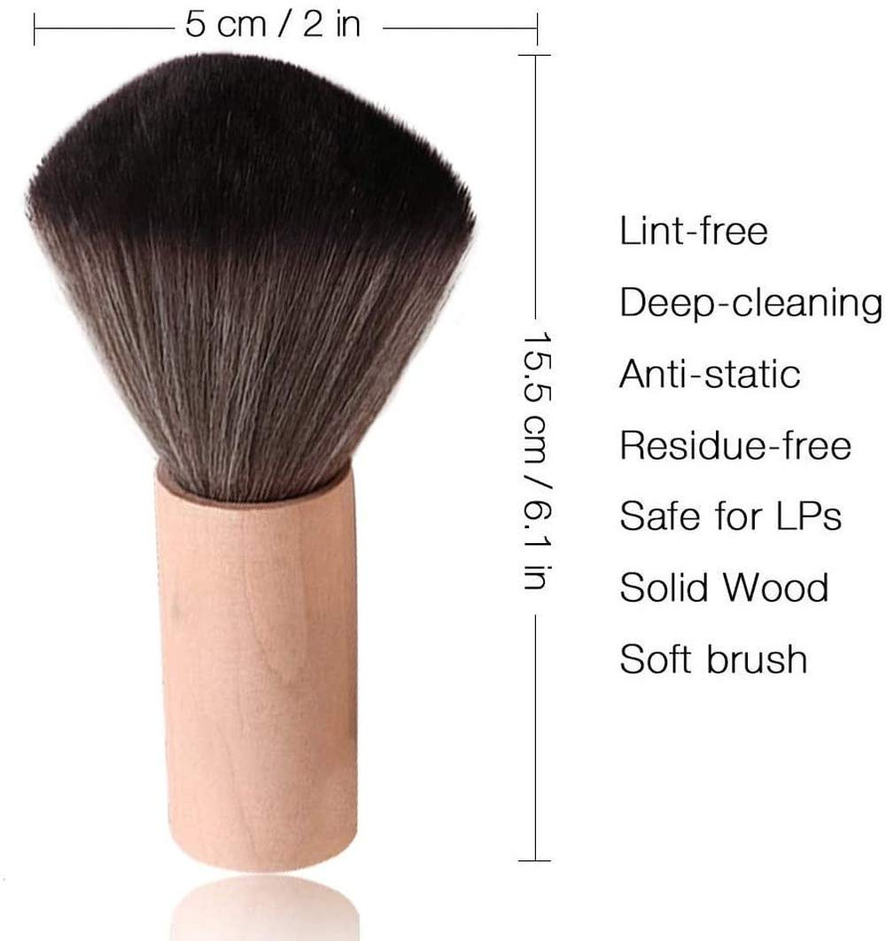 LP Turntable Vinyl Record Cleaning Brush Carbon Fiber Anti-Static Brush for Vinyl Record CD PS4 PS5 Xbox Disk