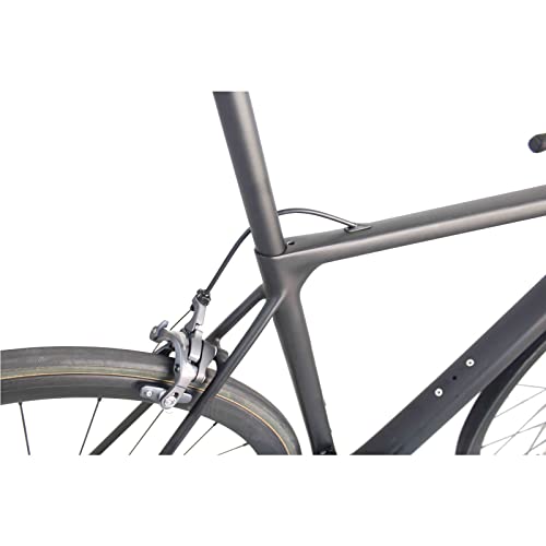 QYTECzxc Mens Bicycle Carbon Fiber Road Bike Complete Bike with Kit 11 Speed (Size : Medium)