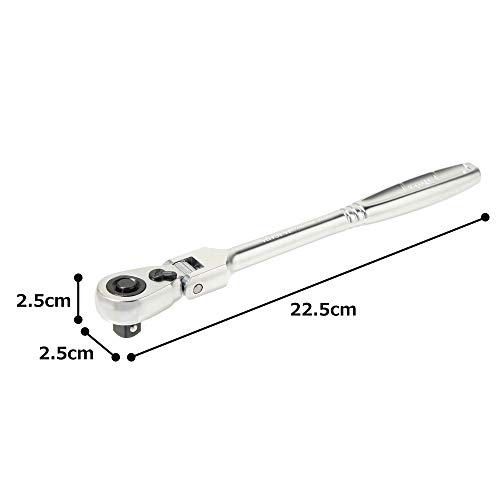 TONE RH3FH 3/8" Drive 72 Teeth Ratchet w/Flex Head