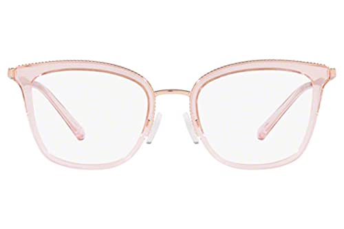 Michael Kors MK3032-3417 Eyeglass Frame COCONUT GROVE ROSE GOLD/PINK TRANSPARE w/DEMO LENS 51mm