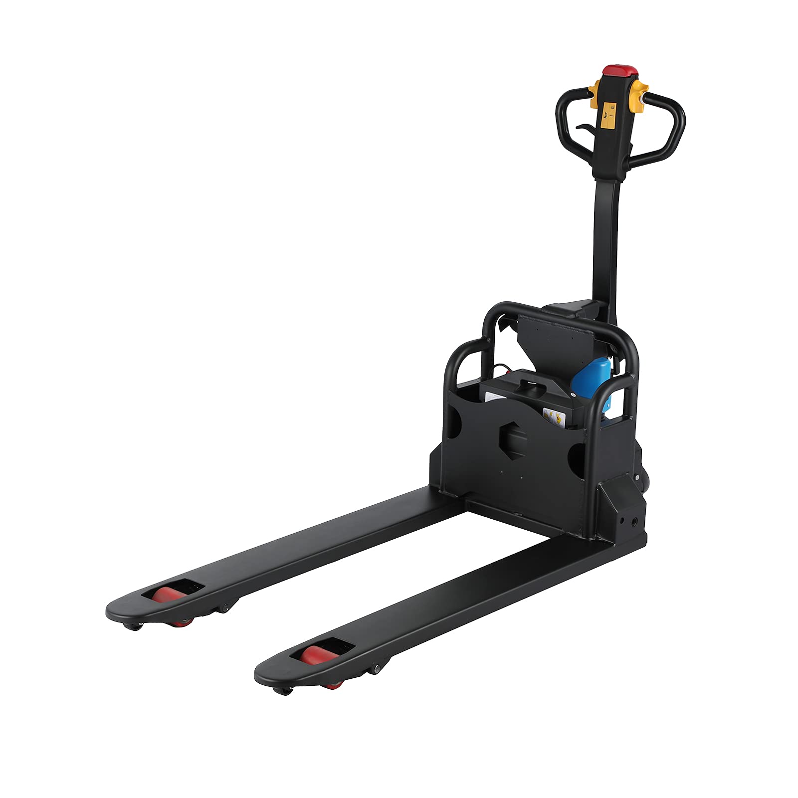 Tory Carrier Full Electric Power Pallet Jack 3300lbs Capacity Lithium Battery Electric Pallet Trucks 48" x27" Fork Size-Blue Style