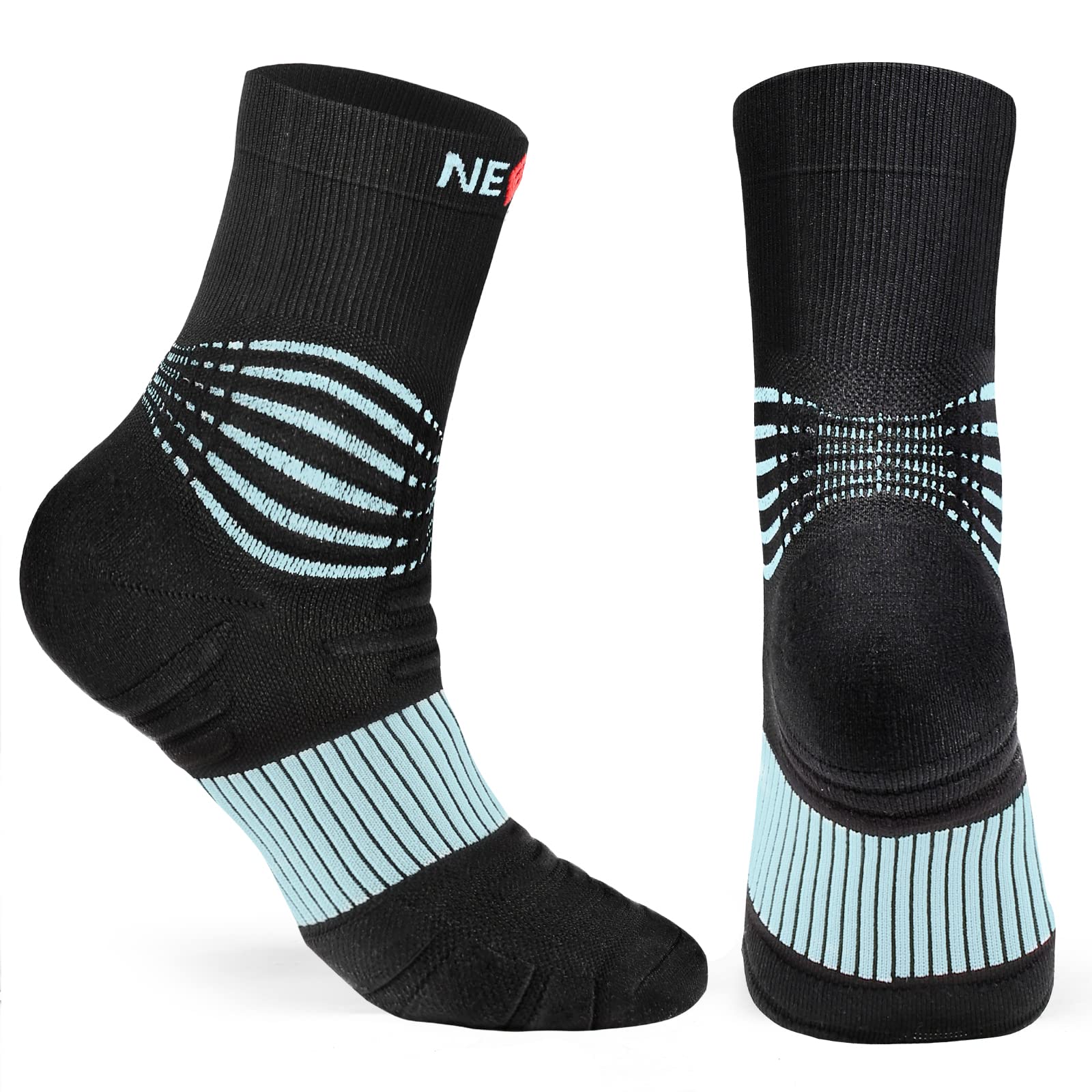 NEENCA Middle Socks-Black blue-XXL