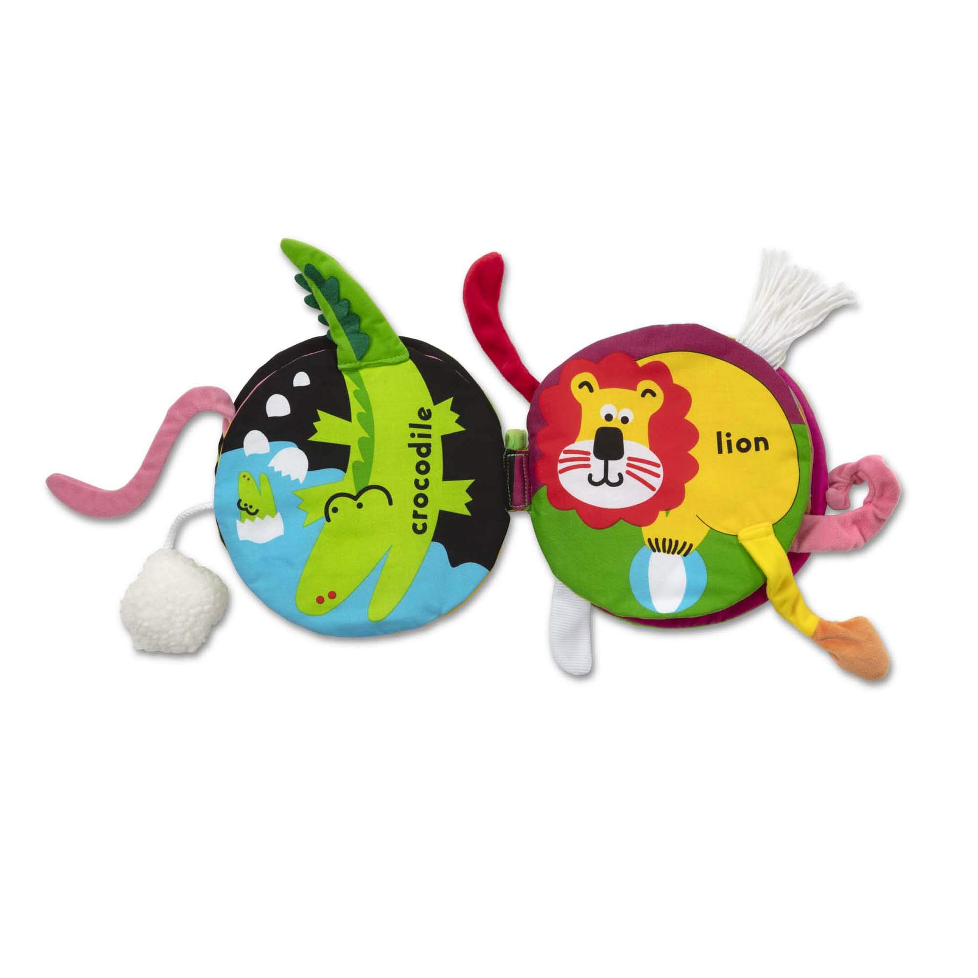 Melissa & Doug K’s Kids Whose Tail? 8-Page Soft Activity Book for Babies and Toddlers